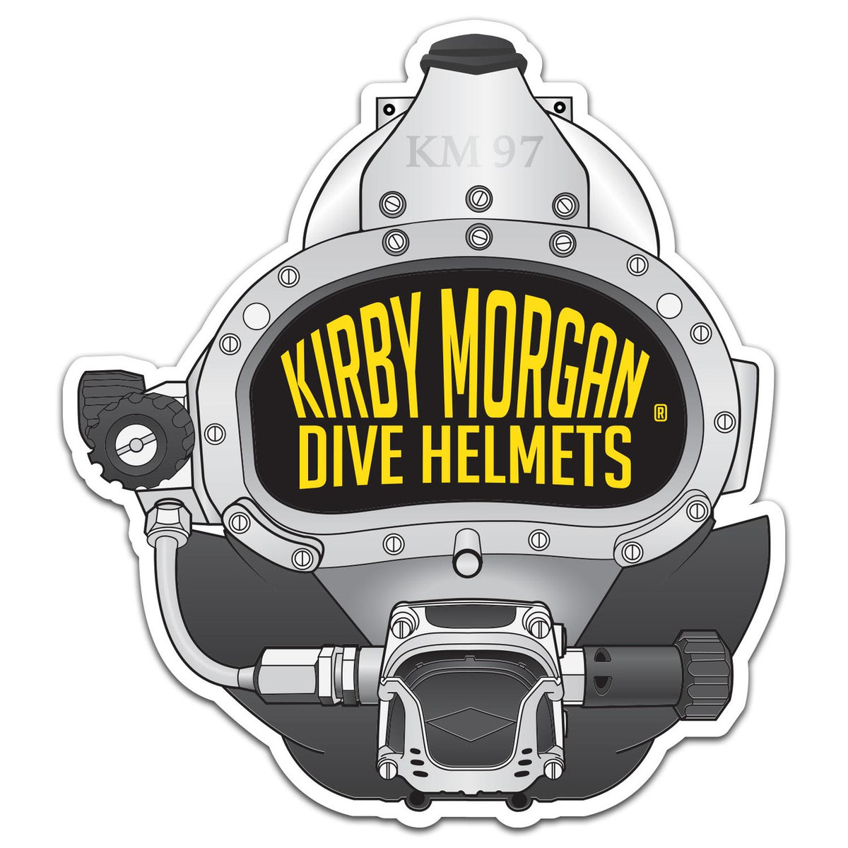 Kirby Morgan Dive Helmets 97 Sticker – Kirby Morgan Apparel